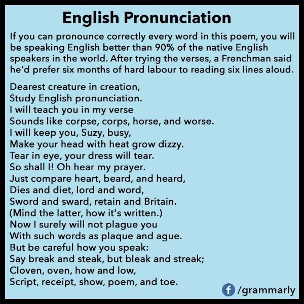 Pronunciation Problems | TALK Schools - Blog