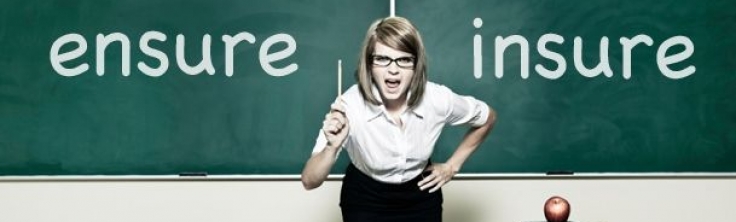 Regras e uso - insure, ensure e assure | TALK Schools - Blog