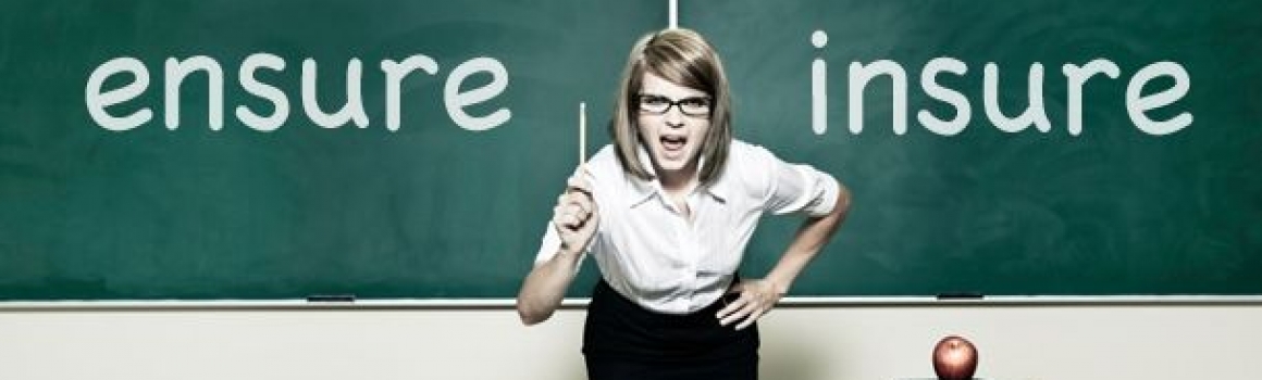 Regras e uso - insure, ensure e assure | TALK Schools - Blog