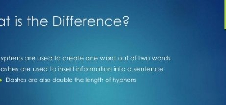 Dash or Hyphen | TALK Schools - Blog