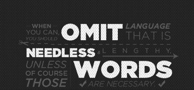 Needless Words | TALK Schools - Blog