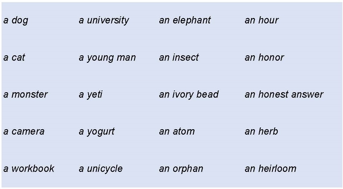 Using Articles: a, an, and the | TALK English Schools - Blog