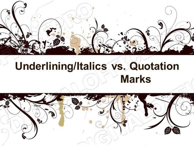 punctuation for titles | TALK Schools - Blog